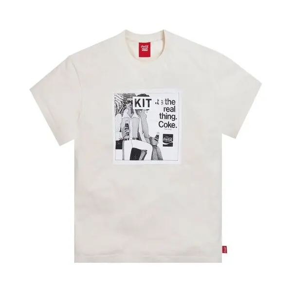 Kith X Coca-cola 60s Vintage Tee - Cream