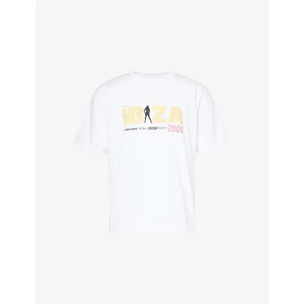 THE BBC Bbc X Summer Of Sound Ibiza Short-sleeves Cotton-jersey T-shirt - White