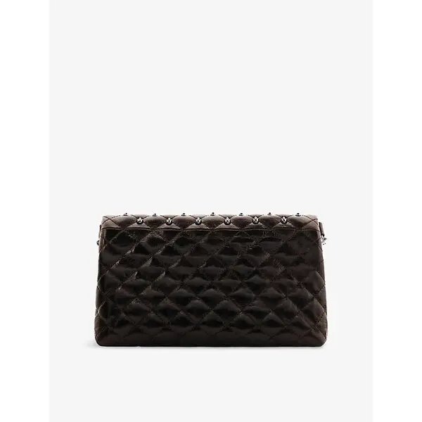 The Kooples Heritage Small Leather Clutch Bag