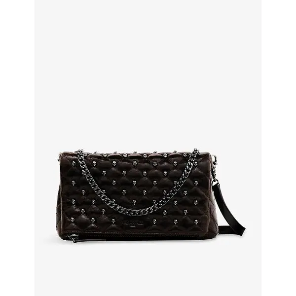 The Kooples Heritage Small Leather Clutch Bag