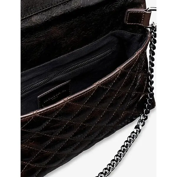 The Kooples Heritage Small Leather Clutch Bag