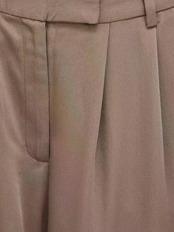 BRUUNS BAZAAR Pleated Wide-leg Trousers