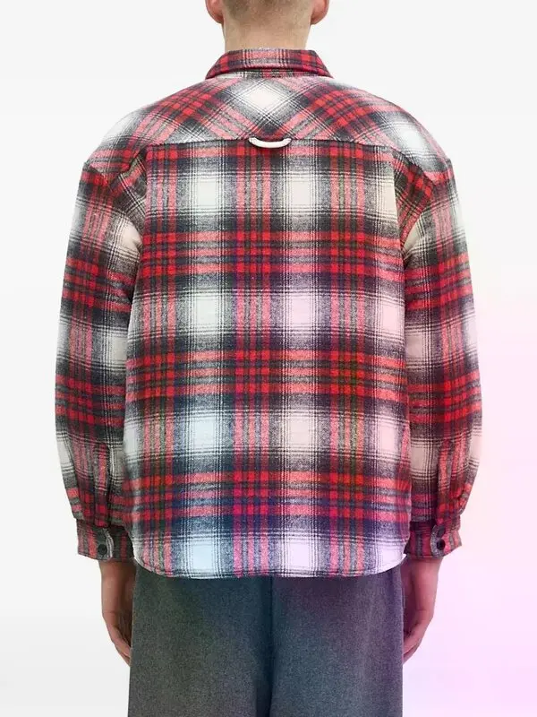 STAN RAY Plaid Shirt Jacket - Red