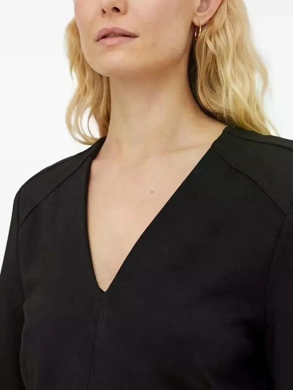 BRUUNS BAZAAR V-neck Mini Dress