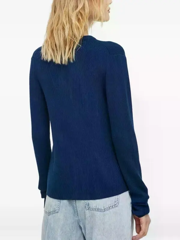 LOVECHILD Ribbed Button Cardigan