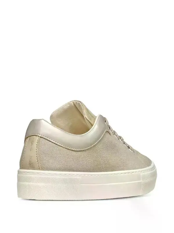 Geox Claudin A Metallic-panel Platform Sneakers