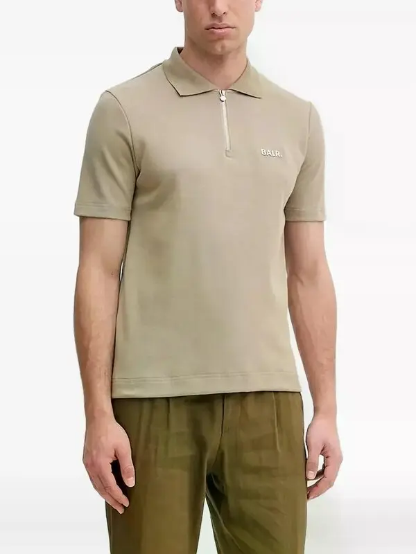 BALR. Zip-neck Polo Shirt