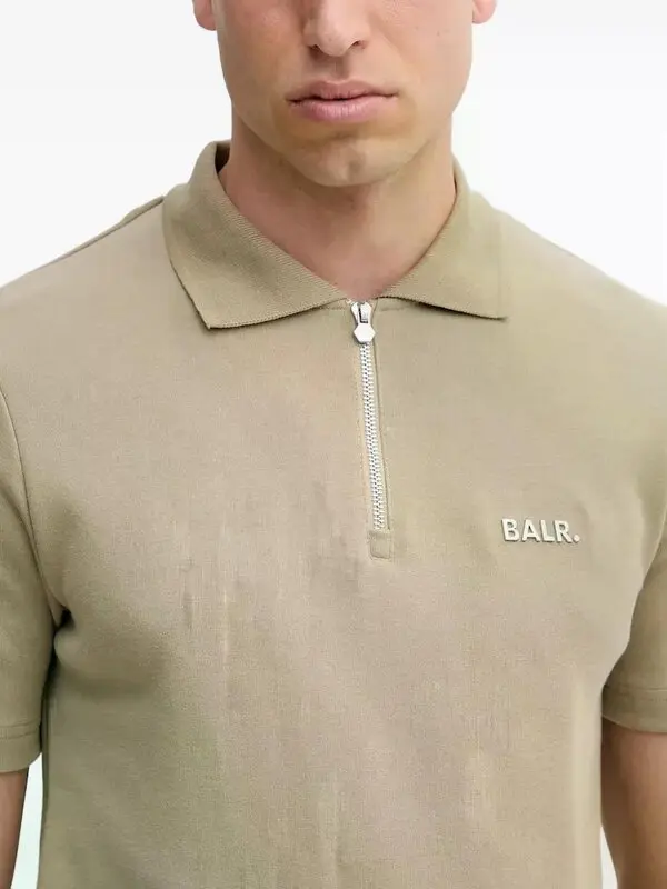 BALR. Zip-neck Polo Shirt