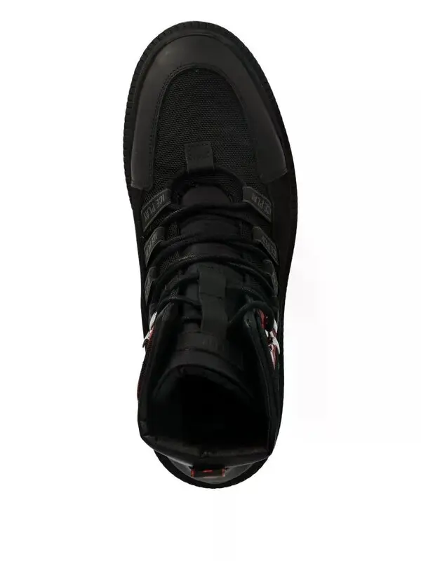 ICE PLAY Paneled Lace-up Hiking Boots