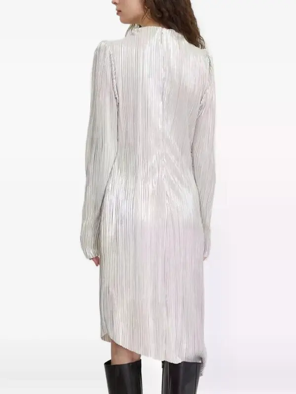 BRUUNS BAZAAR Metallic-effect Asymmetric Dress