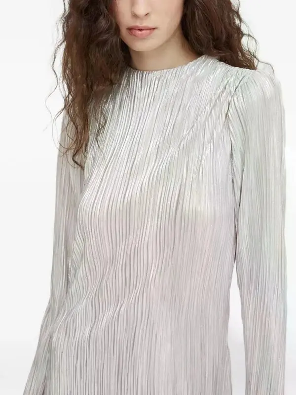BRUUNS BAZAAR Metallic-effect Asymmetric Dress