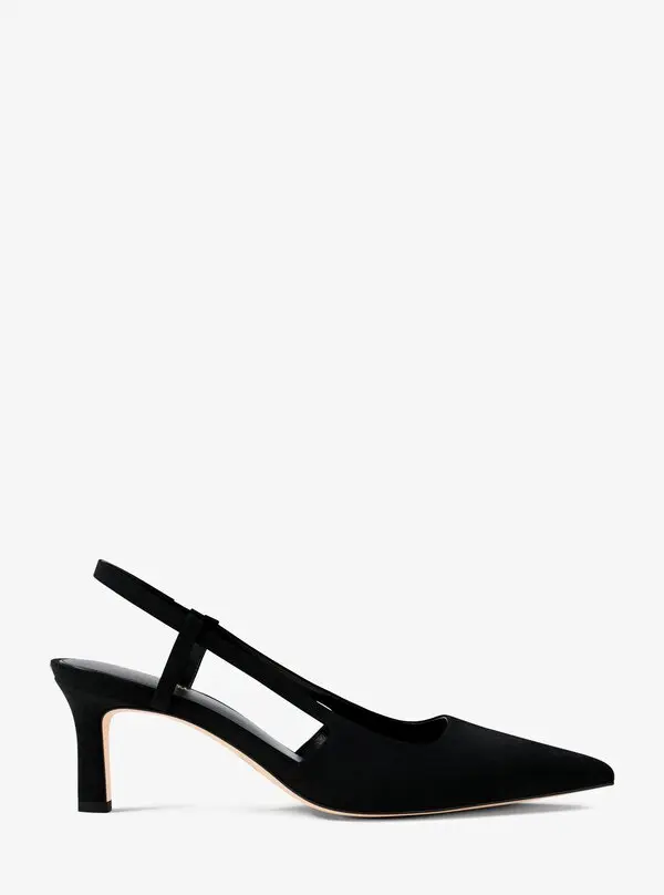 Michael Kors Alora Suede Slingback Pumps