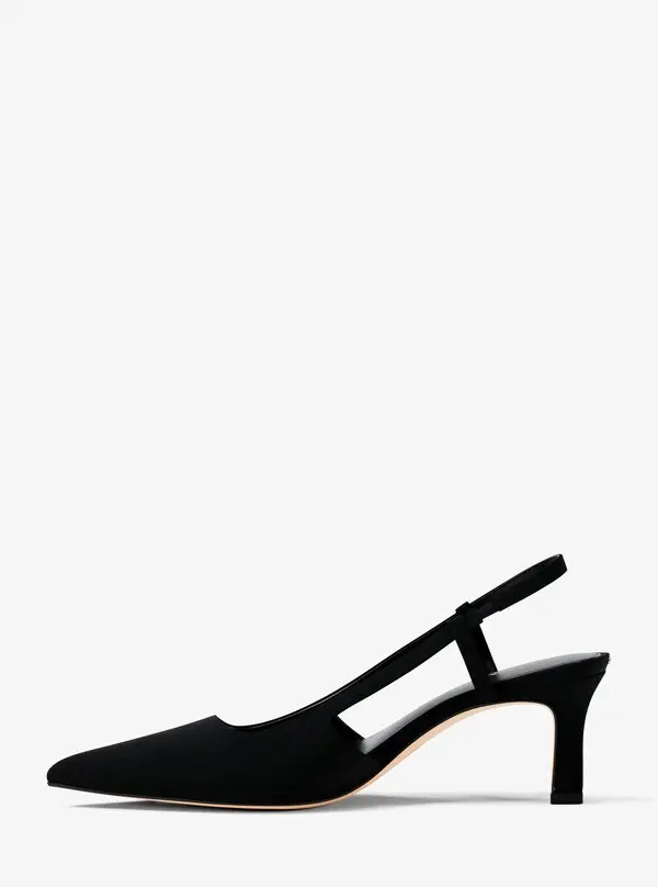 Michael Kors Alora Suede Slingback Pumps