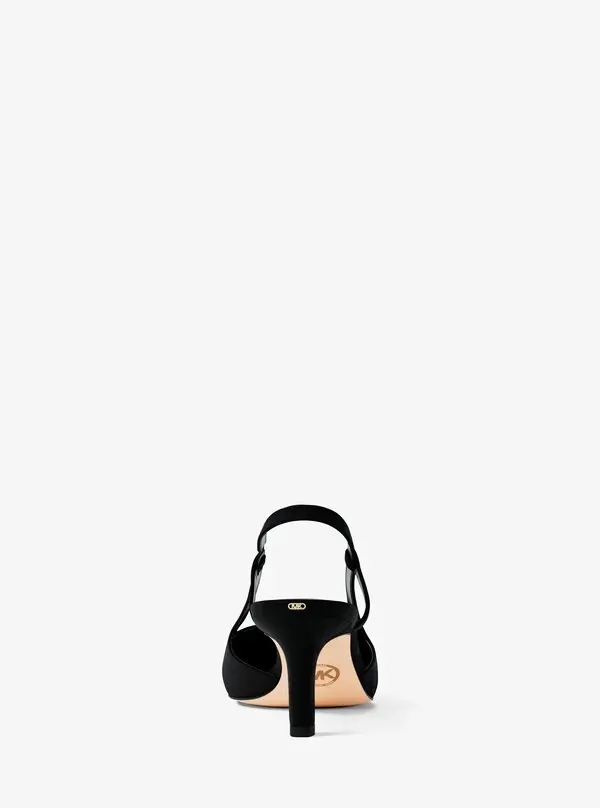 Michael Kors Alora Suede Slingback Pumps