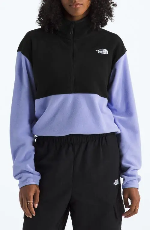 The North Face Glacier Polar Fleece Pullover - Periwinkle Glow/tnf Black