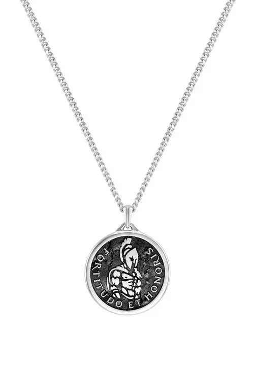 VINCERO Spartan Pendant Necklace - Silver
