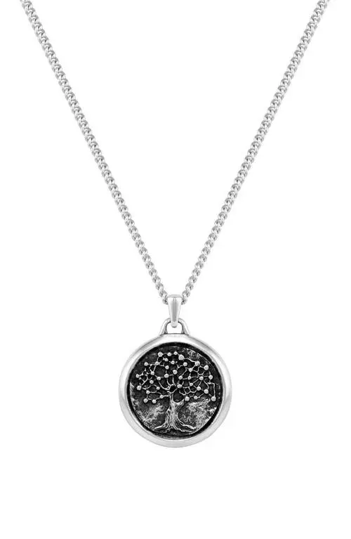 VINCERO Tree Of Life Sterling Pendant Necklace - Silver
