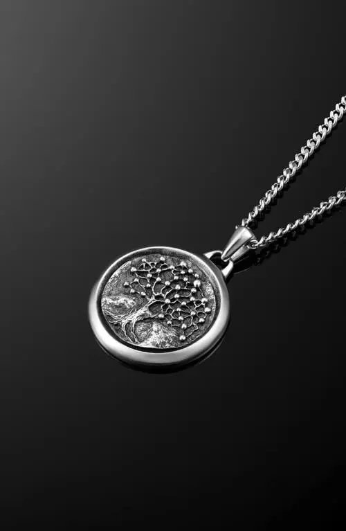 VINCERO Tree Of Life Sterling Pendant Necklace