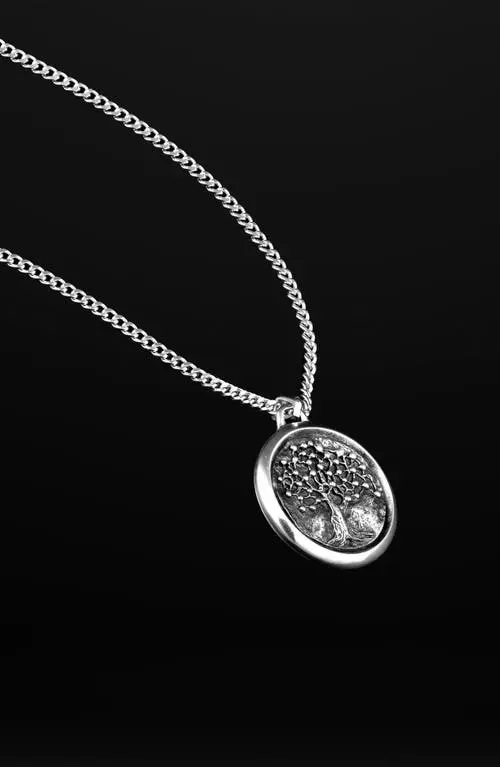 VINCERO Tree Of Life Sterling Pendant Necklace