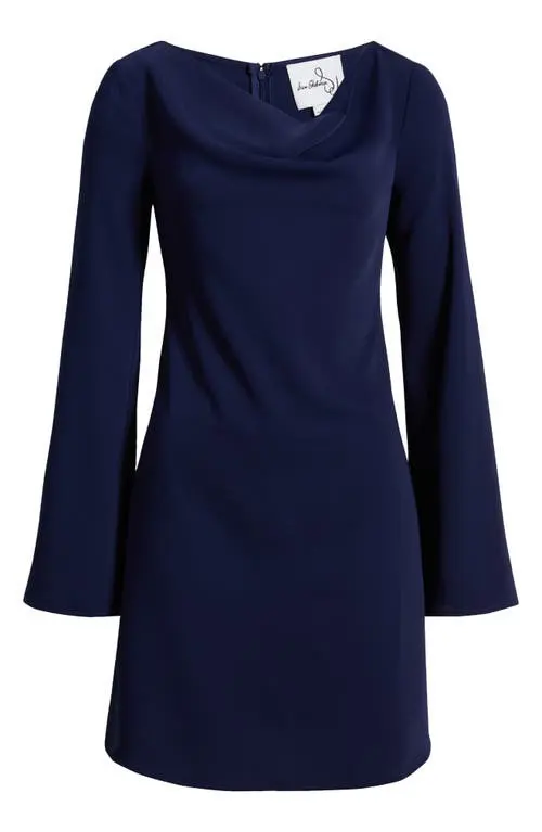 Sam Edelman Long Sleeve Minidress - Navy