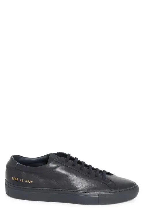 COMMON PROJECTS Achilles Leather Sneakers - Navy
