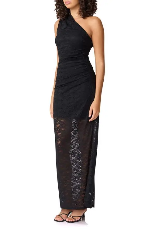 ELLIATT Armelle Lace One-shoulder Gown