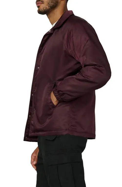 Joe's Jeans Satin Coach Jacket - Wine