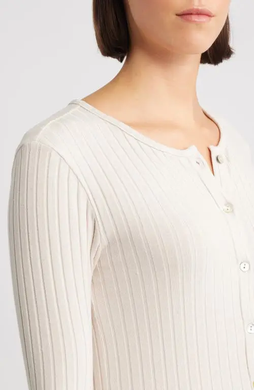 Bella Dahl Ribbed Knit Cardigan