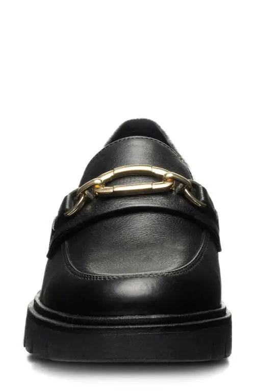 ARA Camellia Lug Sole Bit Loafer - Black
