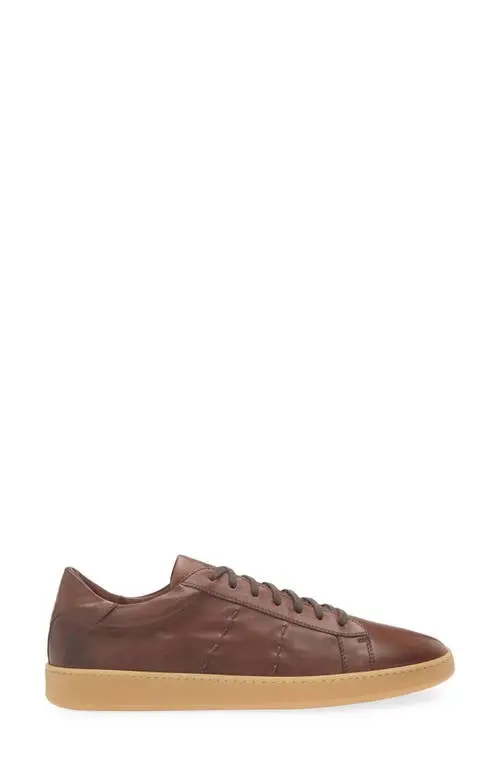 Eleventy Leather Low Top Sneaker