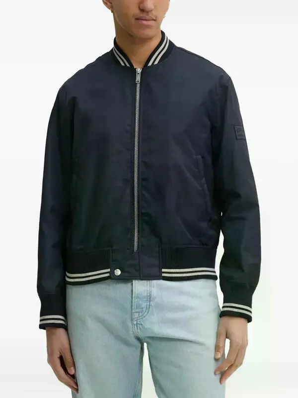 Iceberg Ribbed-trim Bomber Jacket