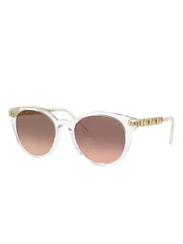Michael Kors Logo-plaque Round Sunglasses