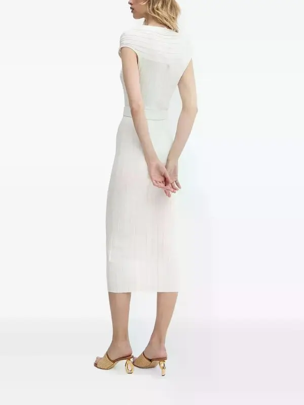 Liu Jo Twist-front Belted Midi Dress