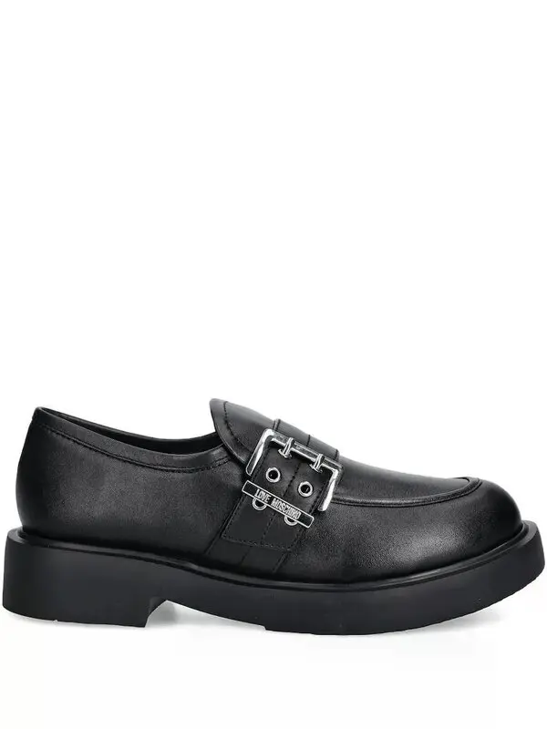 Moschino Buckle Loafers