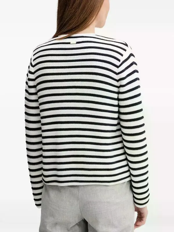 Barbour Striped Double-breasted Cardigan