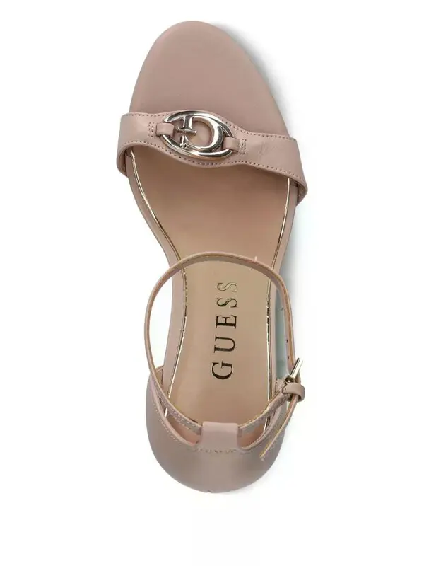 Guess 100mm Leather Heeled Pumps