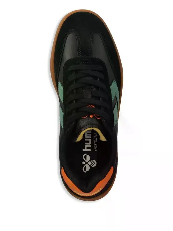 HUMMEL Colour-block Leather Sneakers