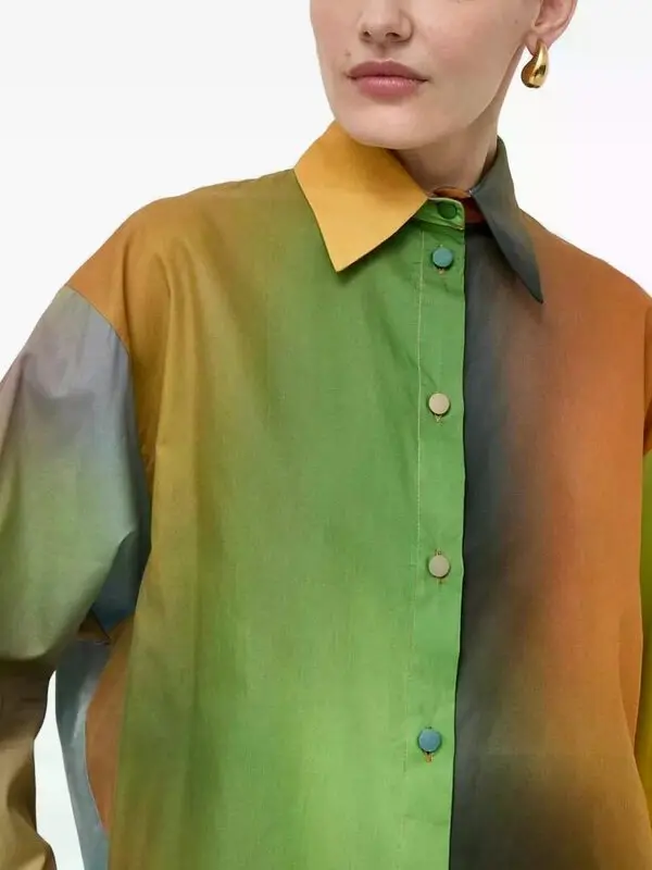 SILVIAN HEACH Ombre Cotton Shirt