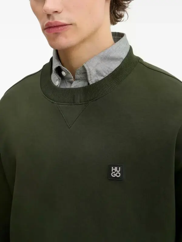 Hugo Logo-patch Zip-detail Sweatshirt