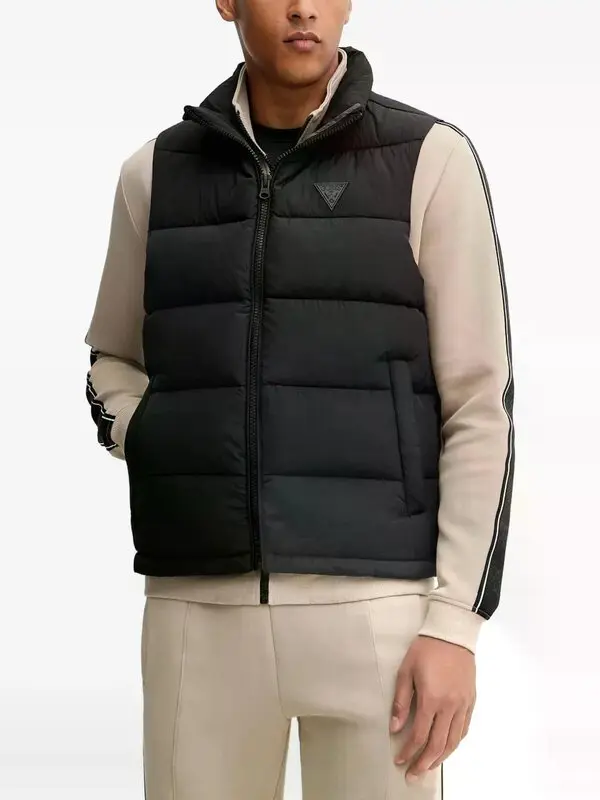 Guess Padded Logo-plaque Gilet