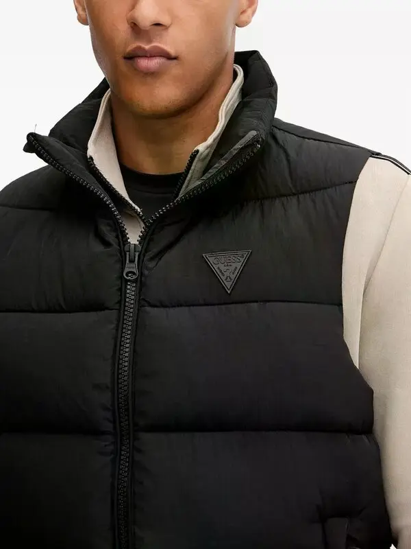 Guess Padded Logo-plaque Gilet