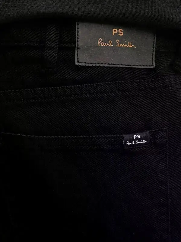 Paul Smith Logo-patch Organic-cotton Jeans