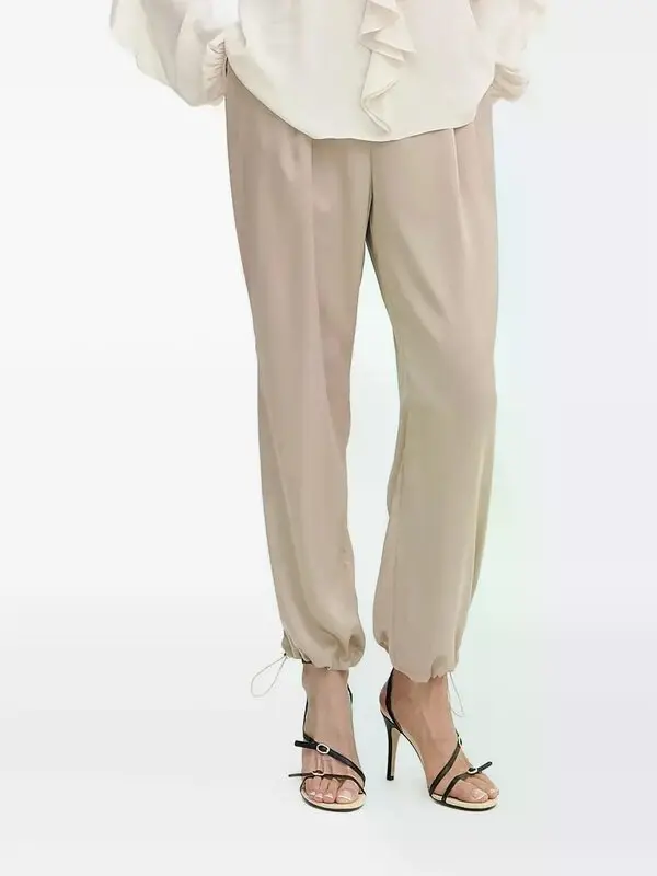 Liu Jo Elasticated-waistband Satin Trousers