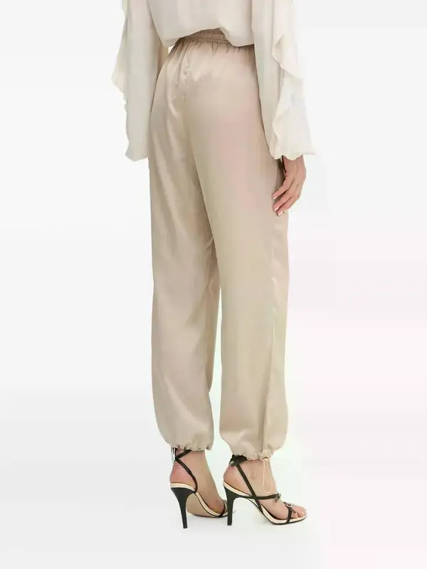 Liu Jo Elasticated-waistband Satin Trousers