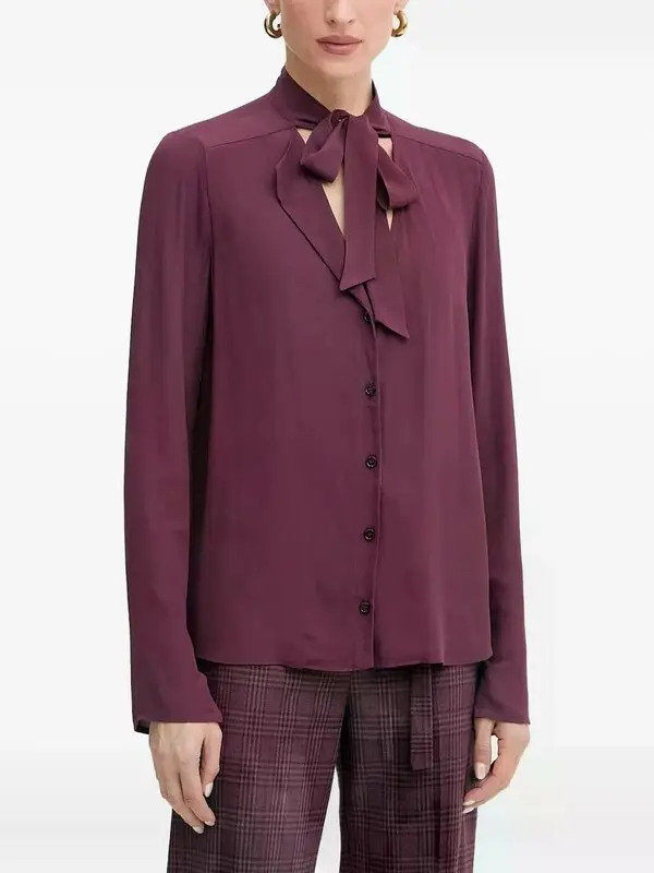 Patrizia Pepe Bow-neck Blouse