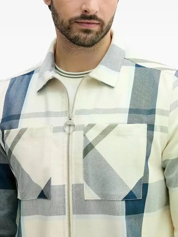 Barbour Checked Zip-front Shirt