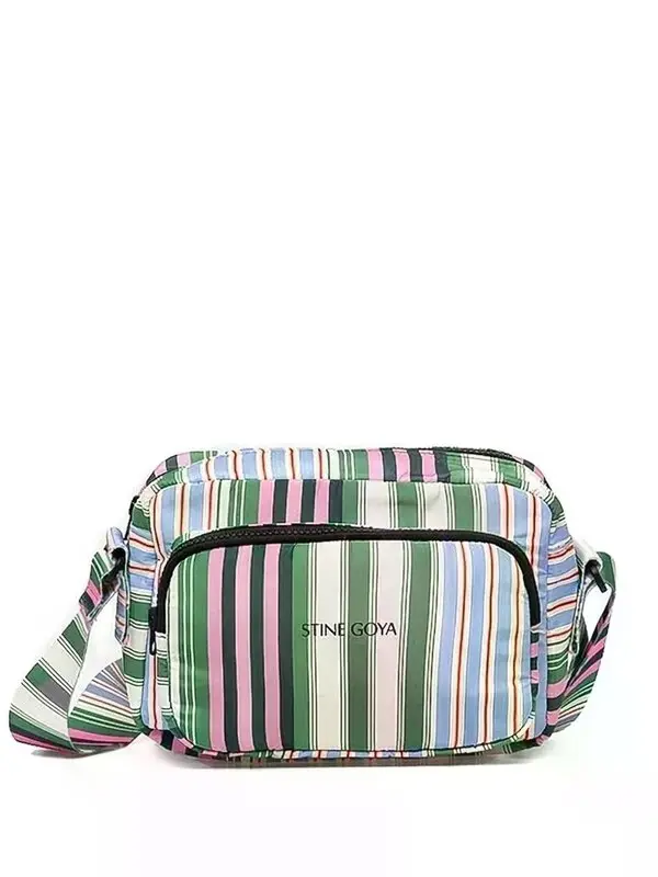 Stine Goya Striped Crossbody Bag - White