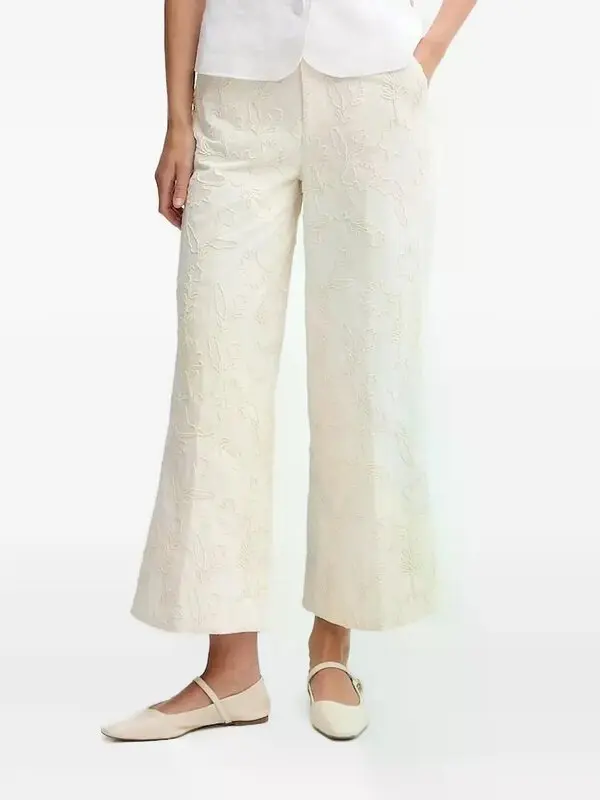 PEDRO DEL HIERRO Embroidered Flared Trousers