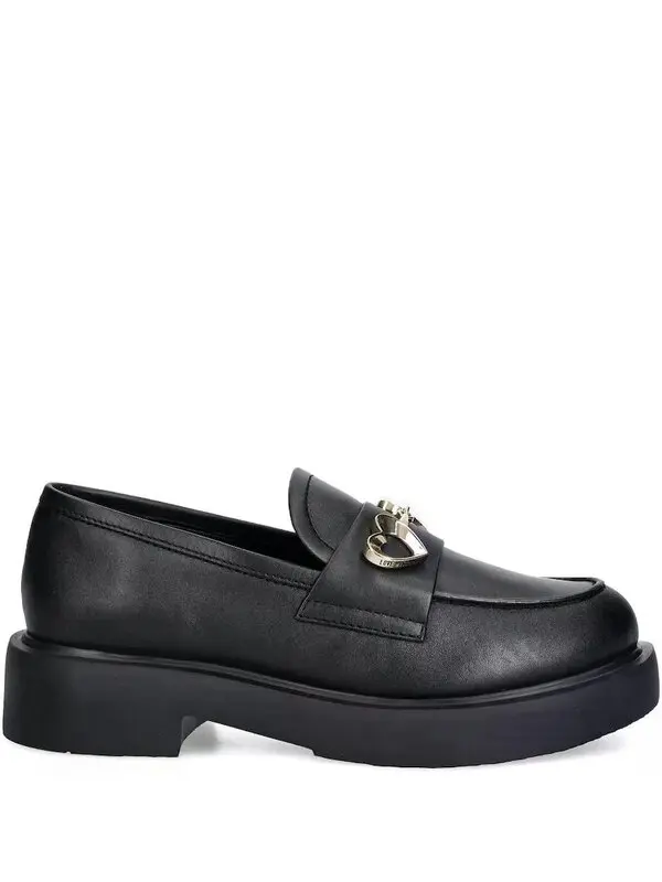 Moschino Heart Platform Loafers