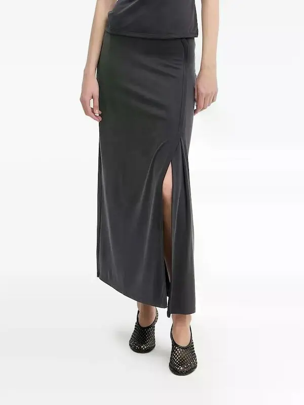 SAMSOE SAMSOE Side-slit Midi Skirt